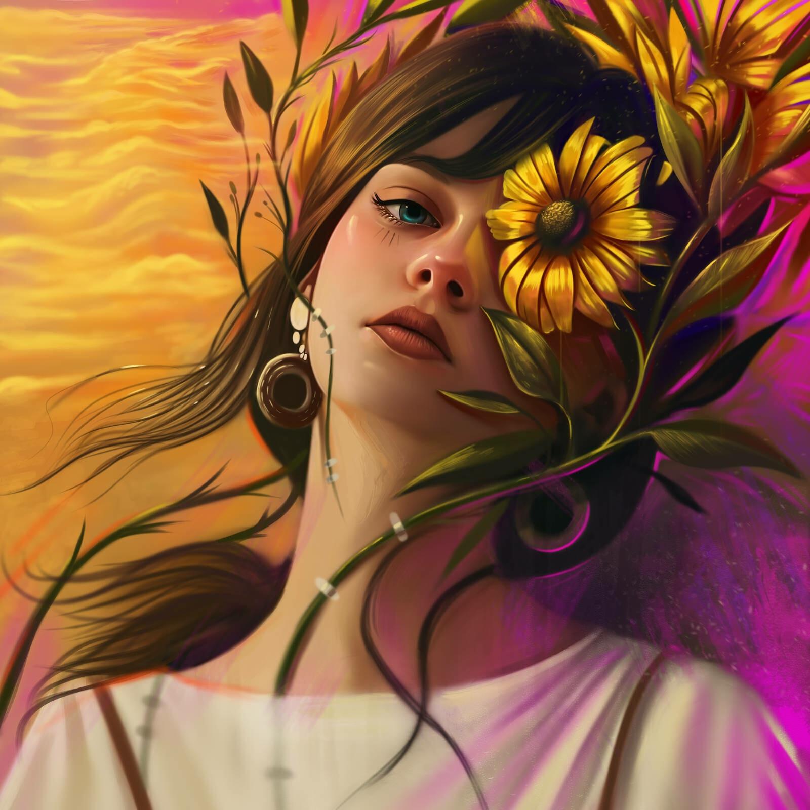 Chuyện tình đơn phương của Clytie với Thần Mặt Trời Helios hay sự tích ...